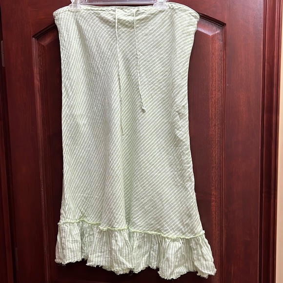 J. Crew | Skirts | Jcrew 0 Linen Unfinished Hem Drawstring ...